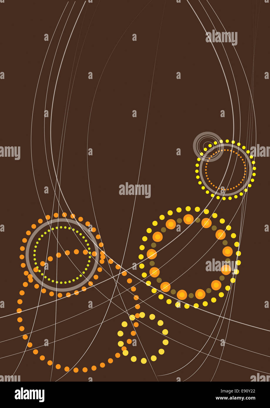 Brown concentric circles hi-res stock photography and images - Alamy