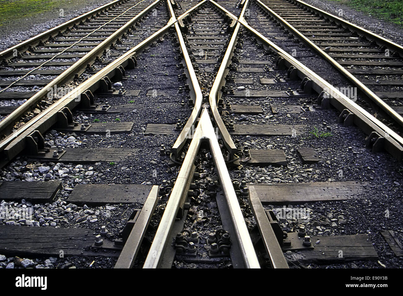 Rail tracks hi-res stock photography and images - Alamy