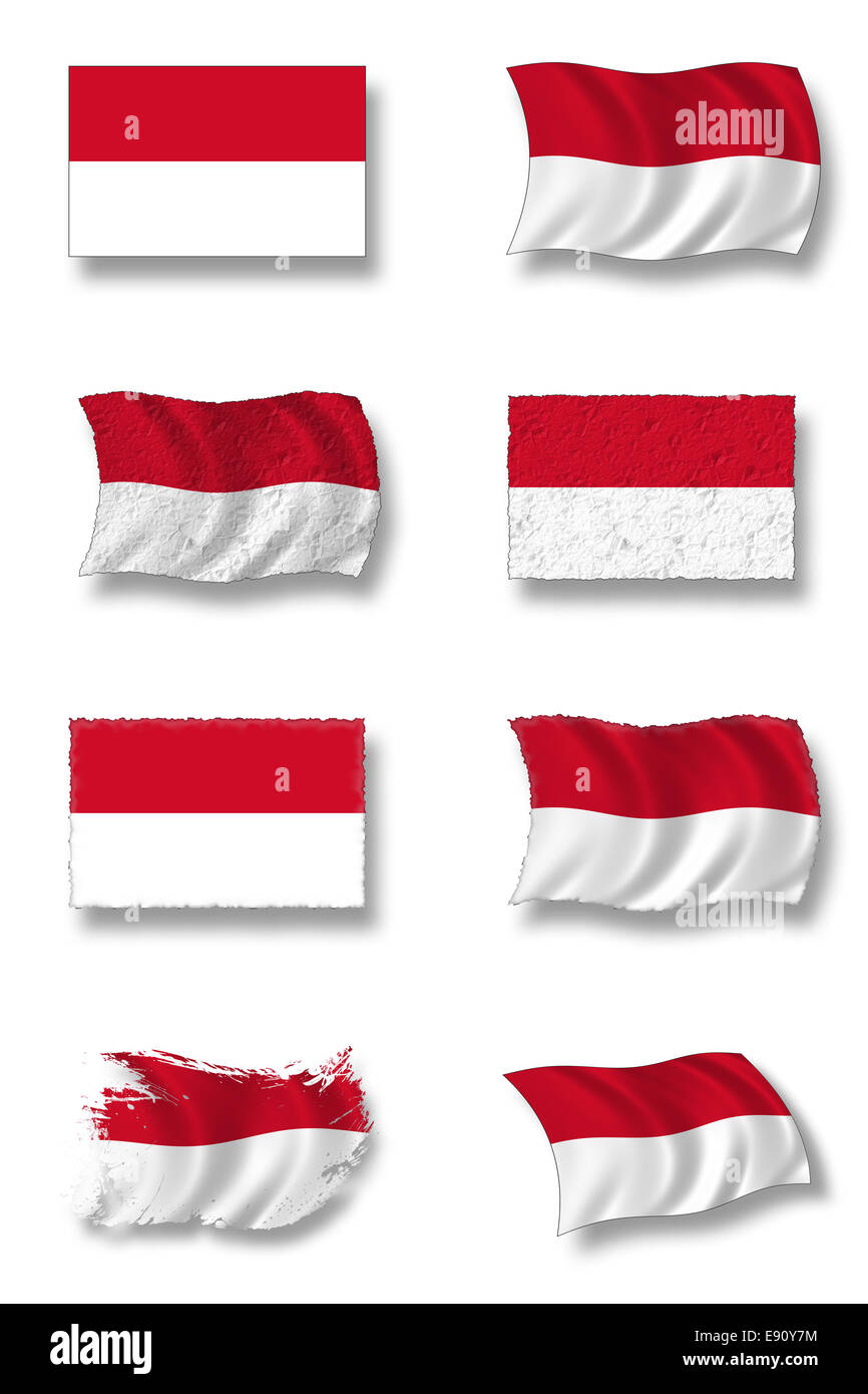 Flag of Indonesia Stock Photo - Alamy