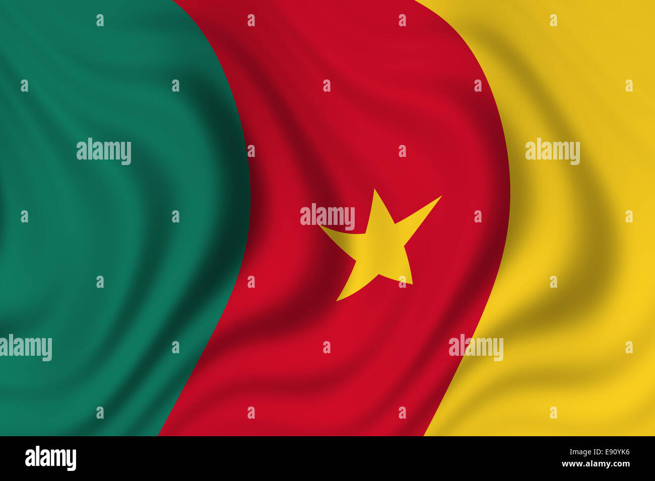 Flag of Cameron Stock Photo - Alamy