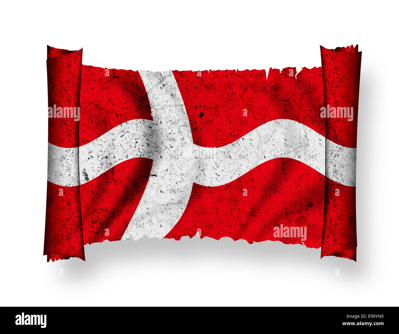 Grunge denmark flag Cut Out Stock Images & Pictures - Alamy