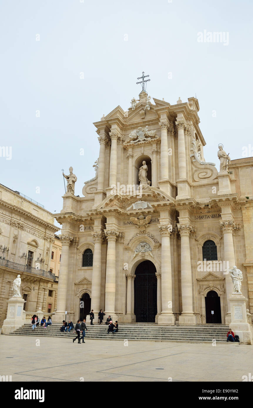 The Syracuse Cathedral Stock Photo - Alamy