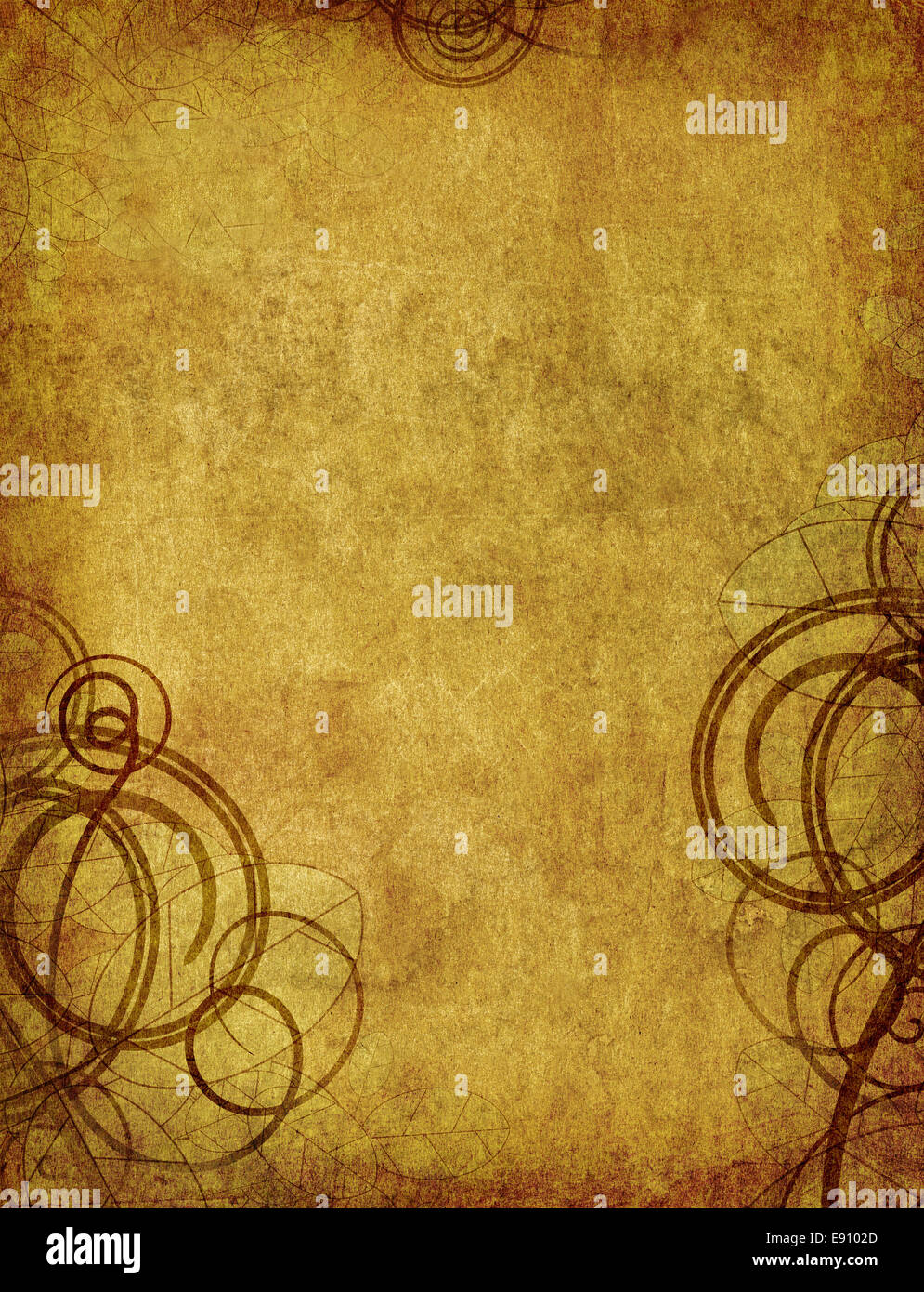 floral patterned old paper grunge Stock Photo - Alamy