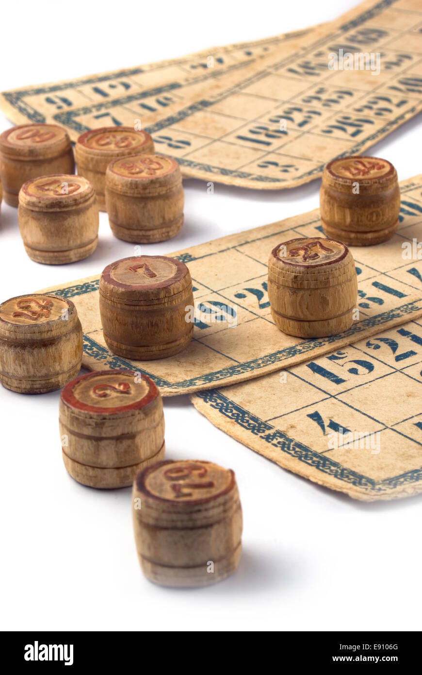 Old bingo cards hi-res stock photography and images - Alamy