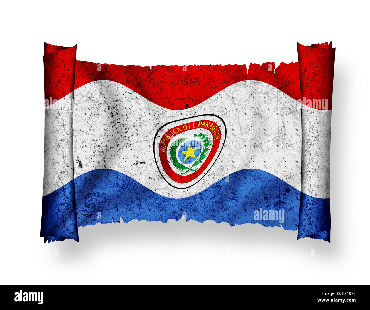 Flag of Paraguay Stock Photo - Alamy