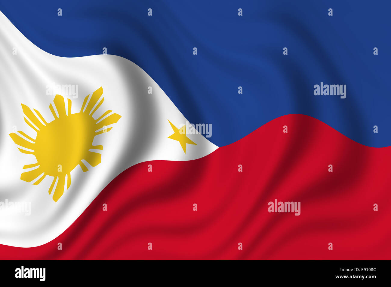 Flag of Phillipines Stock Photo - Alamy
