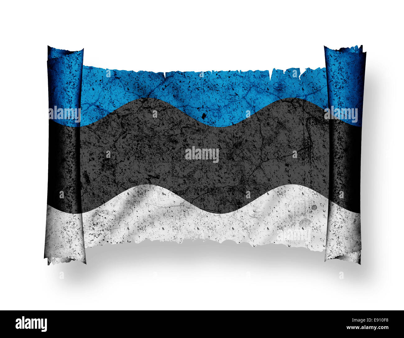 Flag of Estonia Stock Photo - Alamy
