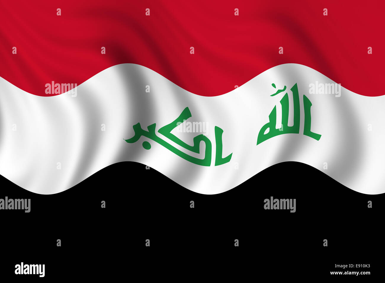 Flag of Iraq Stock Photo - Alamy