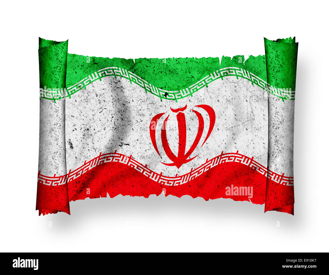 Flag of Iran Stock Photo - Alamy