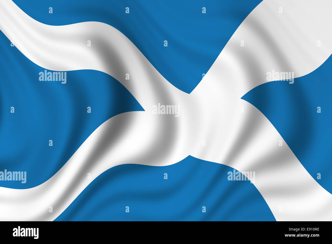 Flag of Scotland Stock Photo - Alamy
