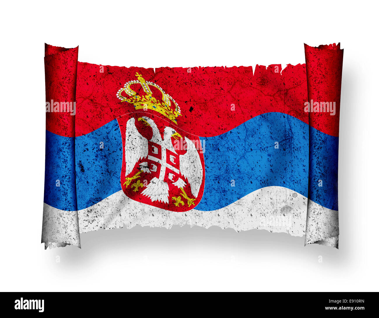 Flag of Serbia Stock Photo - Alamy