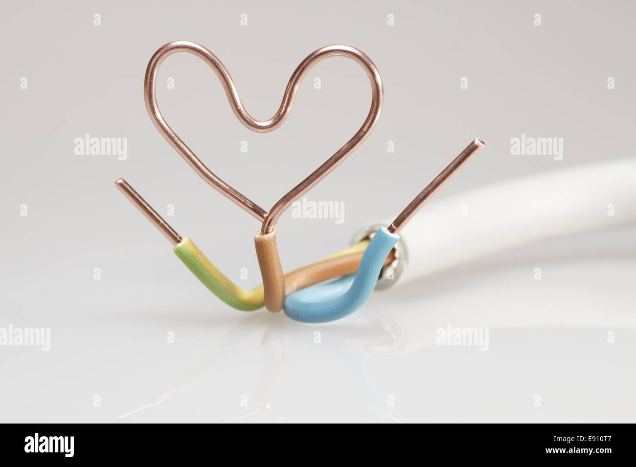 Copper Wire Heart High Resolution Stock Photography and Images - Alamy