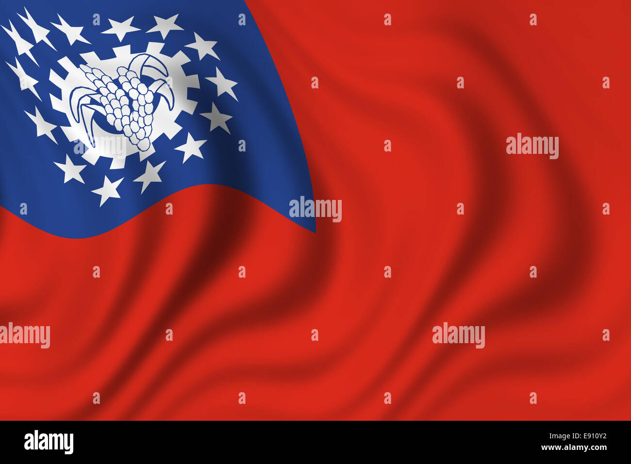 Flag of Myanmar Stock Photo - Alamy