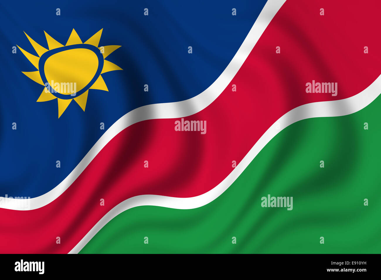 Flag of Namibia Stock Photo - Alamy