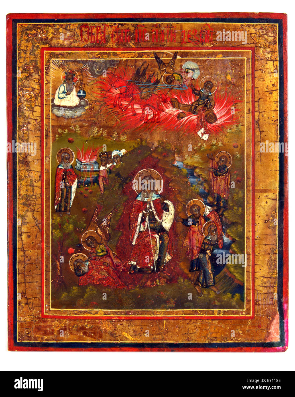 Ancient church icon Stock Photo - Alamy