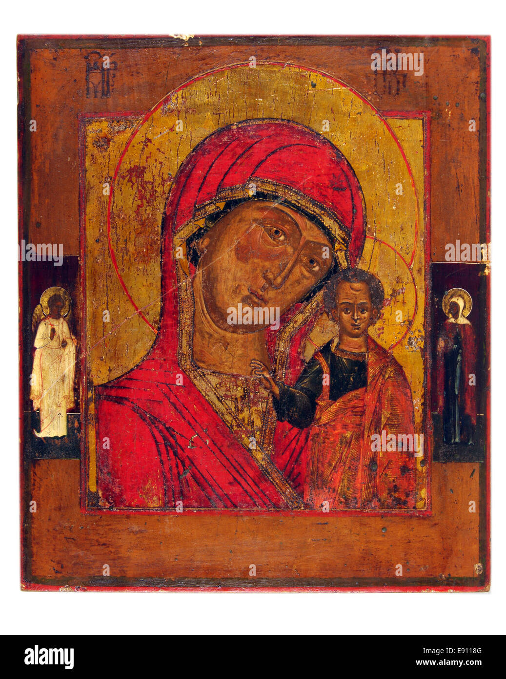 Ancient church icon Stock Photo - Alamy