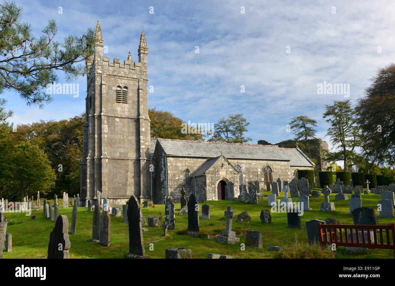 St Petroc's church, Lydford, Devon Stock Photo - Alamy