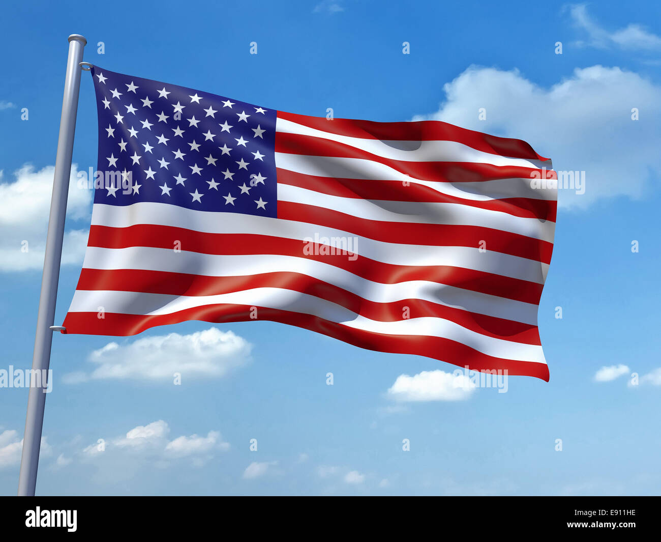 United States of America flag Stock Photo - Alamy
