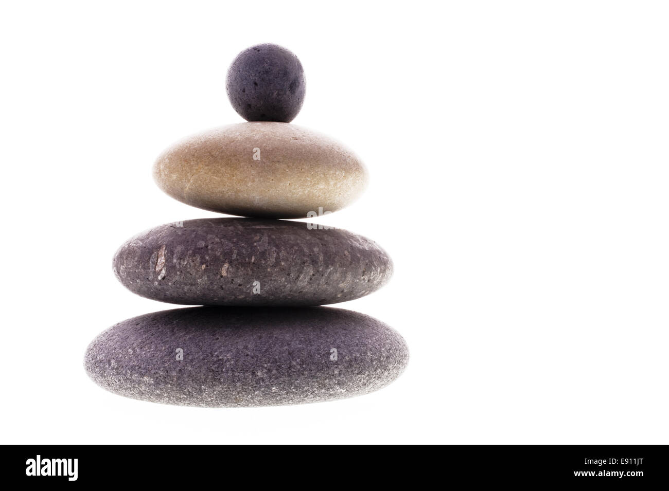 Close up of balanced pebbles Stock Photo - Alamy