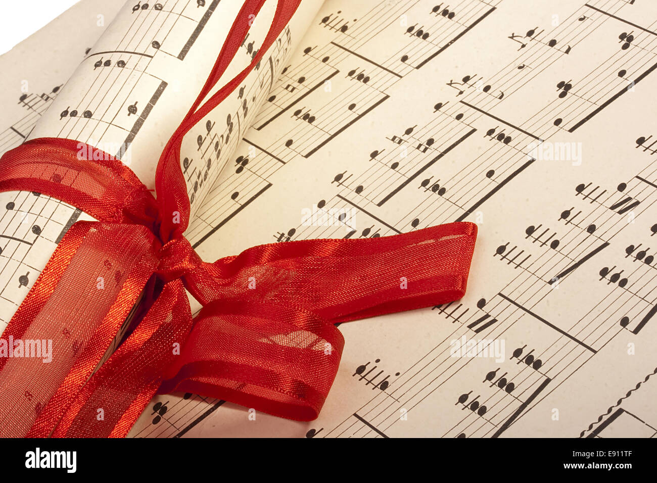 Musical scroll hi-res stock photography and images - Alamy