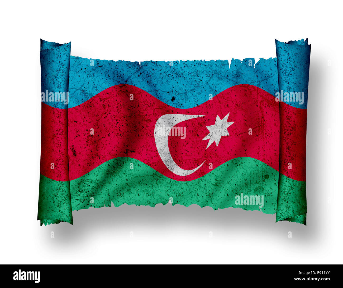 Flag of Azerbaijan Stock Photo - Alamy
