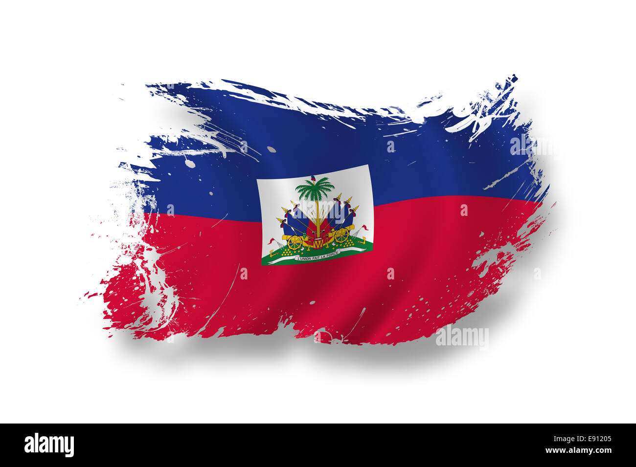 Flag of Haiti Stock Photo - Alamy