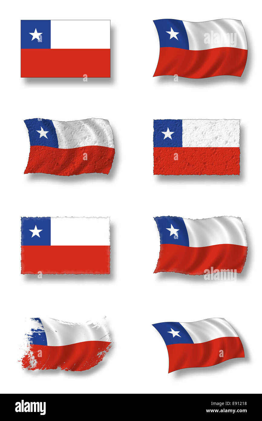 Flag of Chile Stock Photo - Alamy