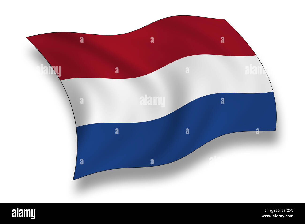 Flag of Netherland Stock Photo - Alamy