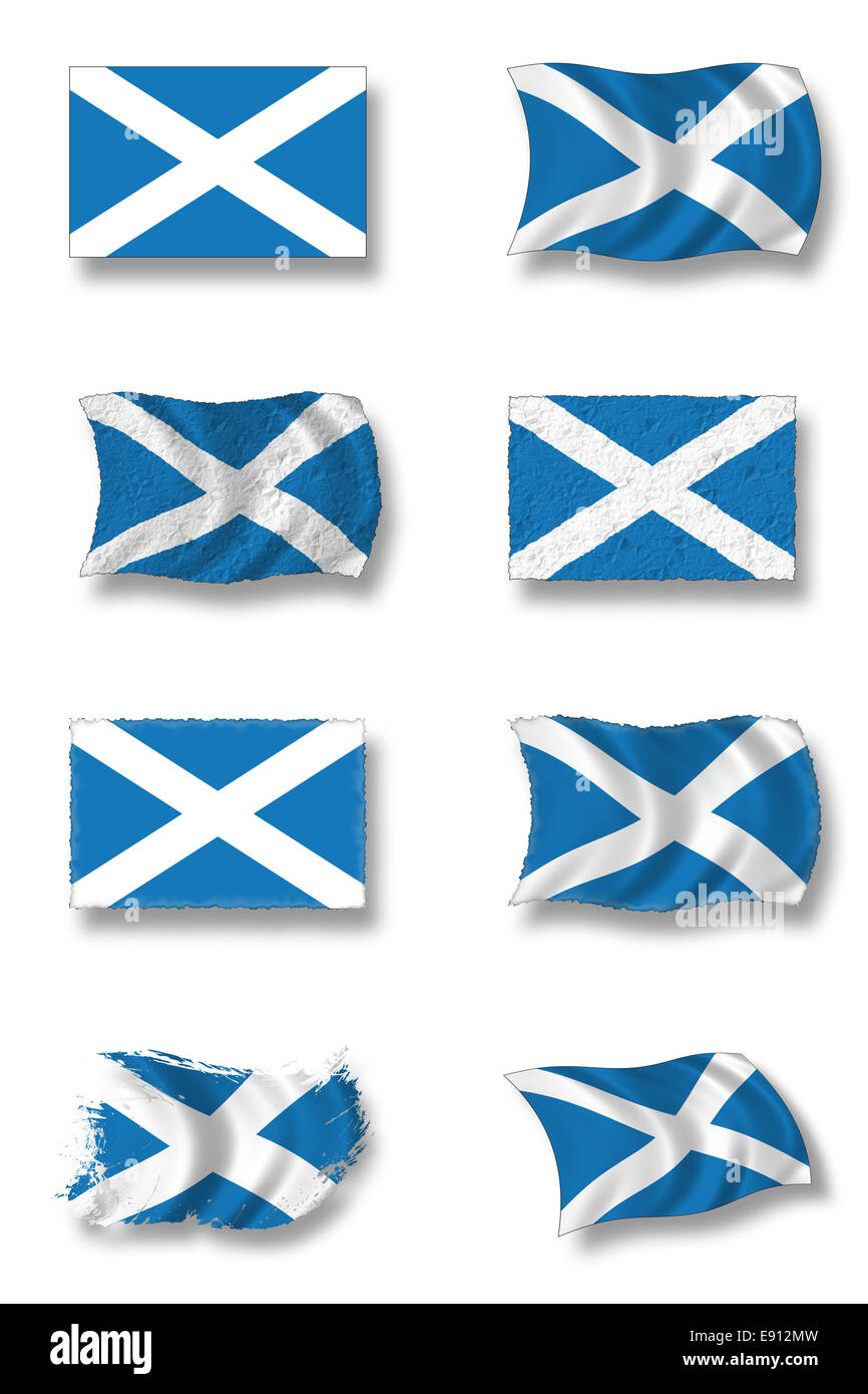 Flag Of Scotland High Resolution Stock Photography and Images - Alamy
