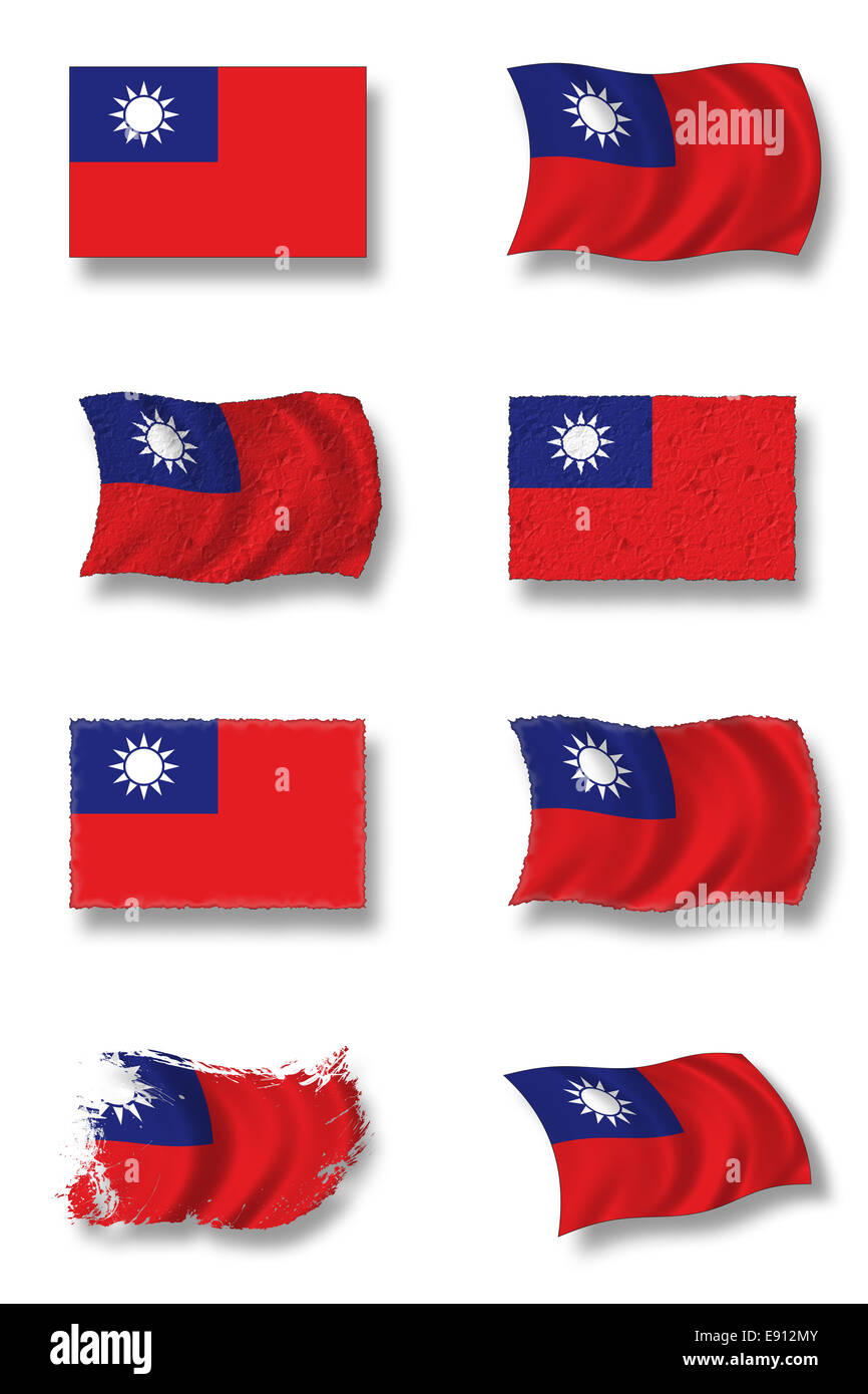 Flag of Taiwan Stock Photo - Alamy