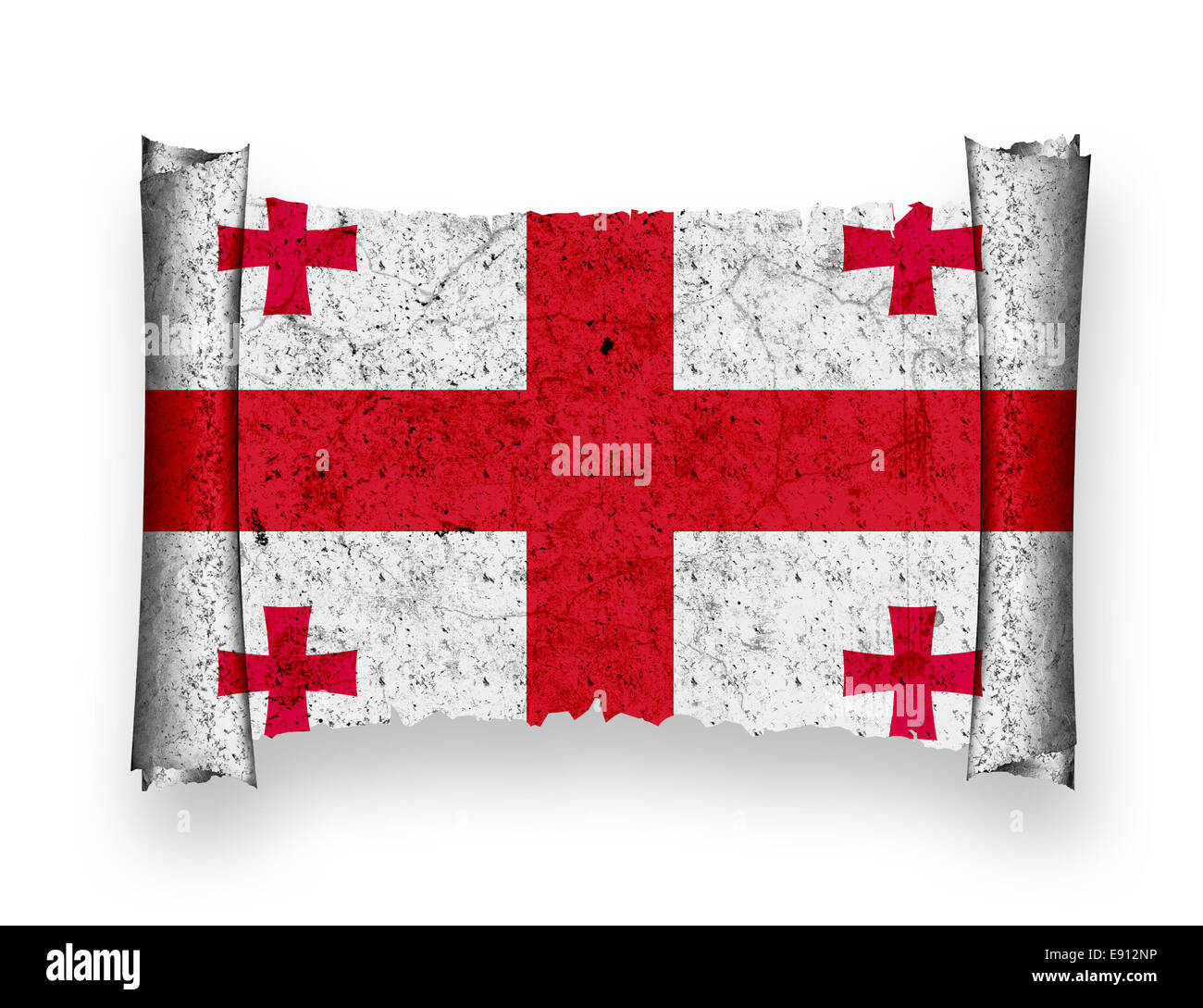 Flag of Georgia Stock Photo - Alamy