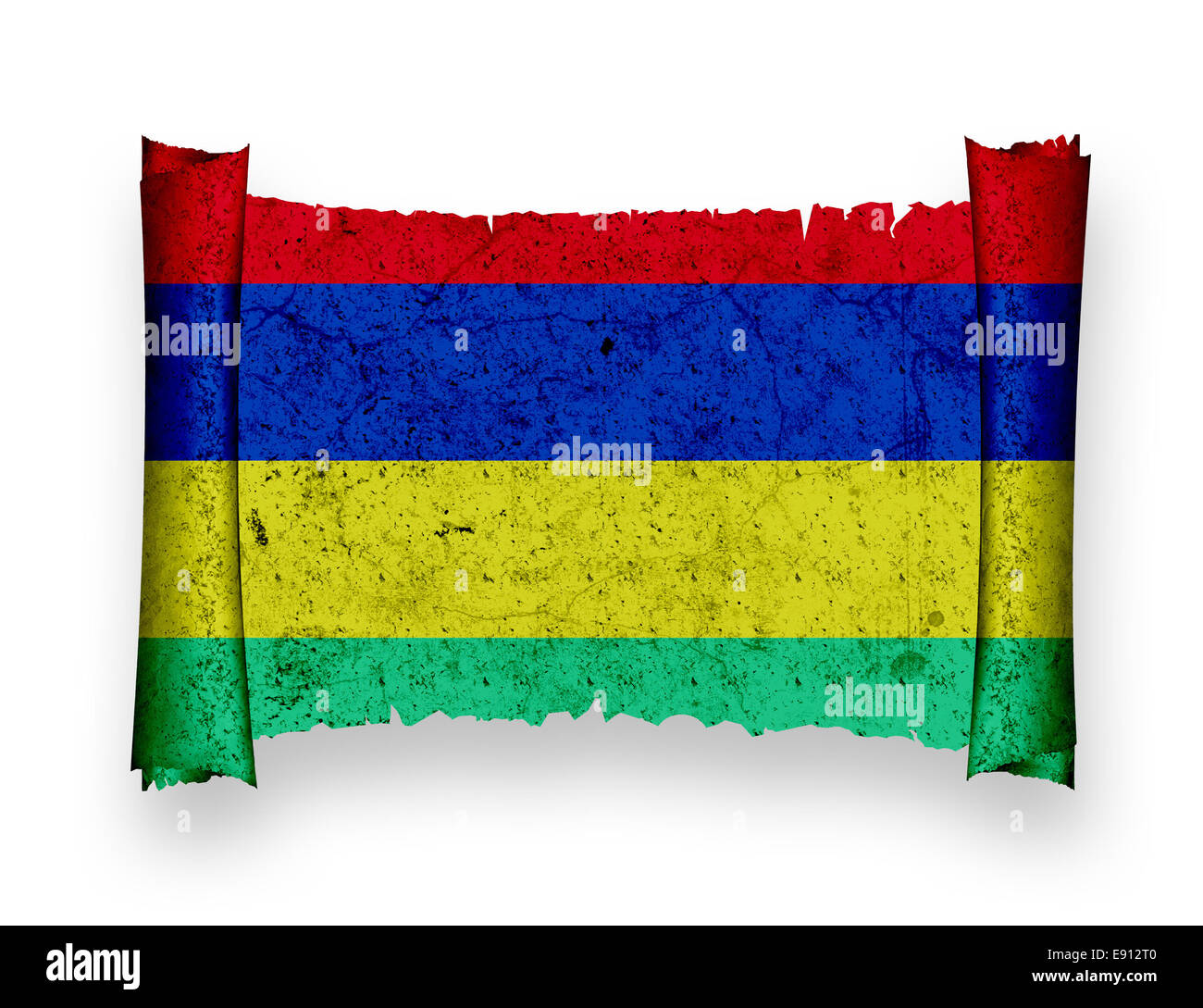 Flag of Mauritius Stock Photo - Alamy