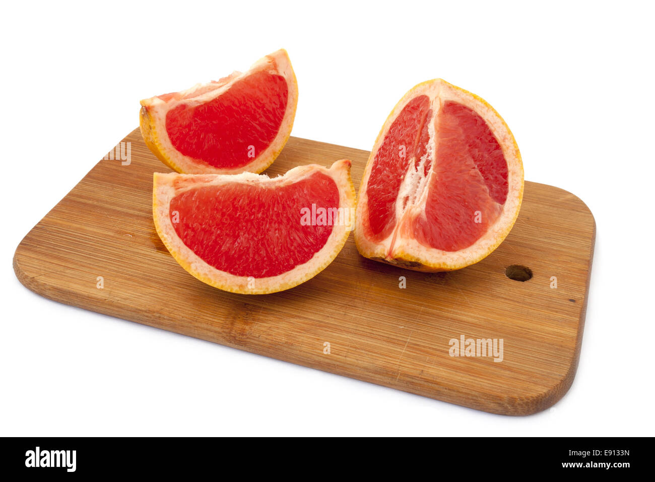 Grapefruit background slices Cut Out Stock Images & Pictures - Alamy