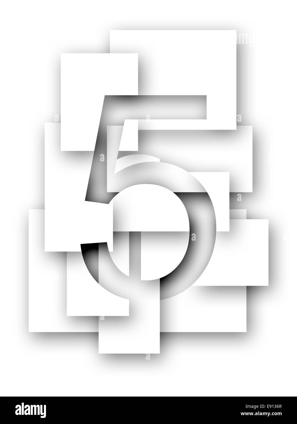 Number 5 Black and White Stock Photos & Images - Alamy