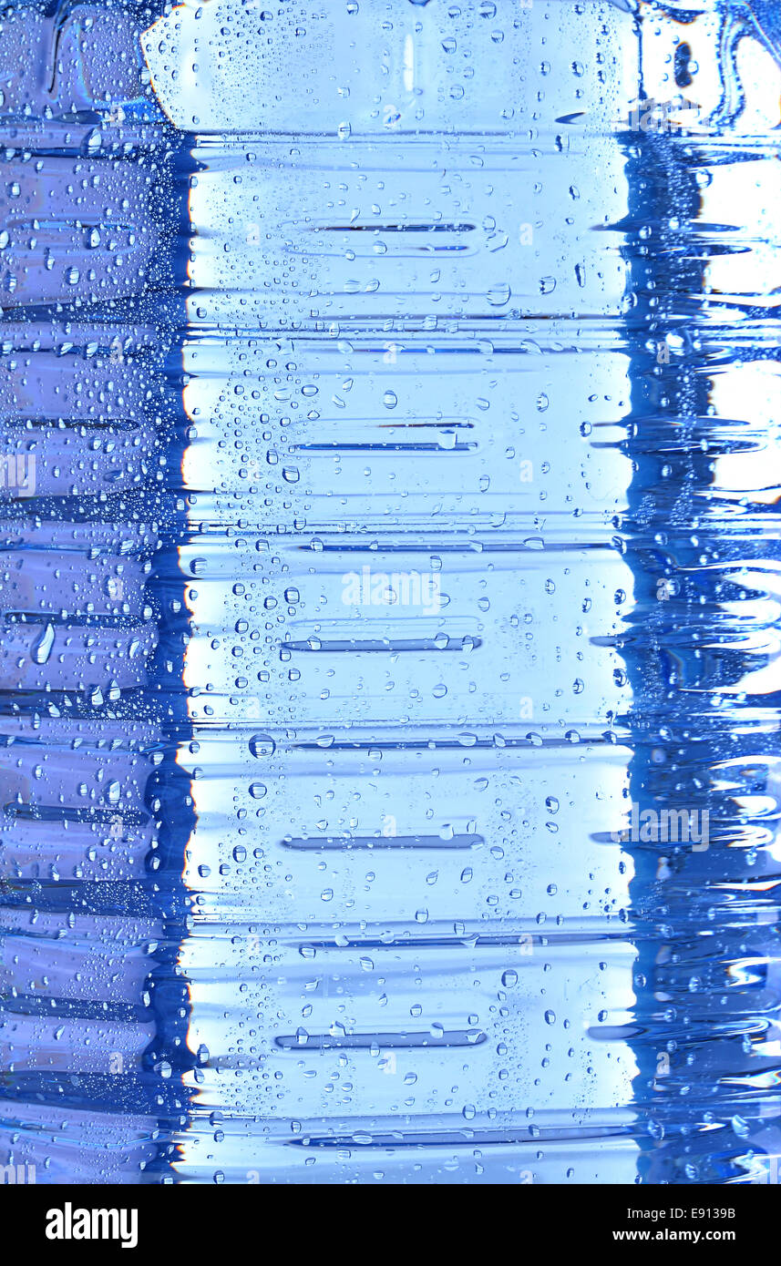 Plastic container of mineral water Stock Photo - Alamy