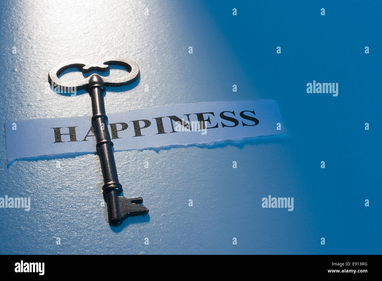 Key to Happiness Stock Photo - Alamy