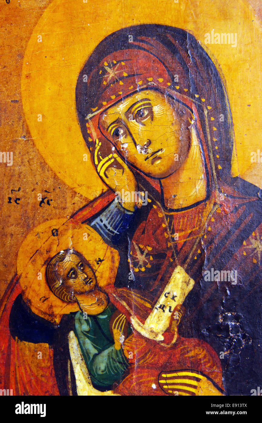 Ancient church icon Stock Photo - Alamy