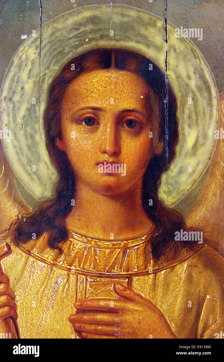 Ancient church icon Stock Photo - Alamy