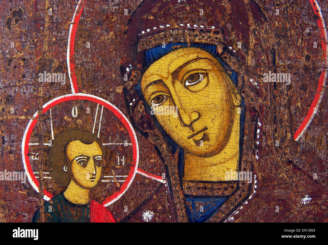 Ancient church icon Stock Photo - Alamy