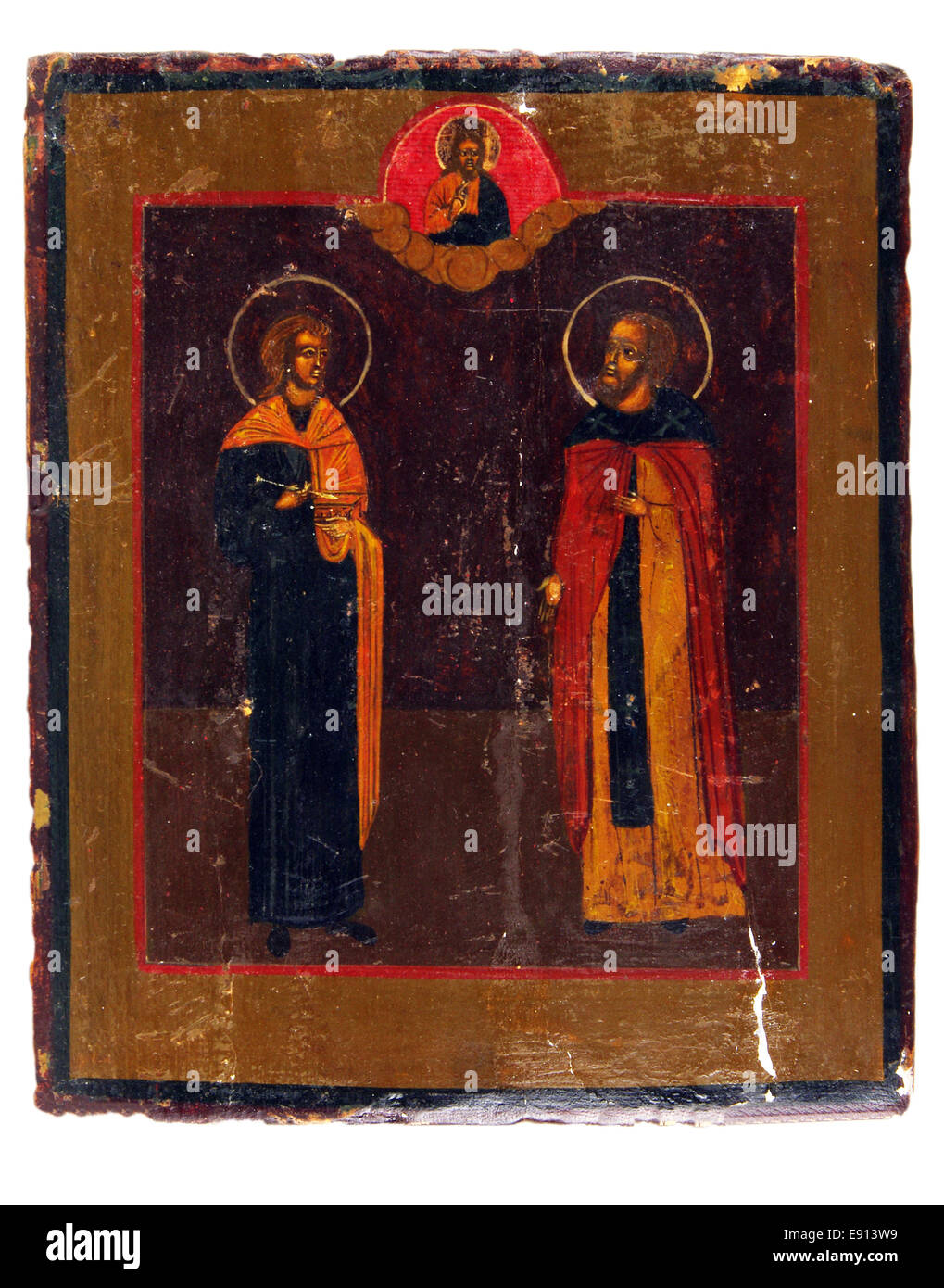 Ancient church icon Stock Photo - Alamy