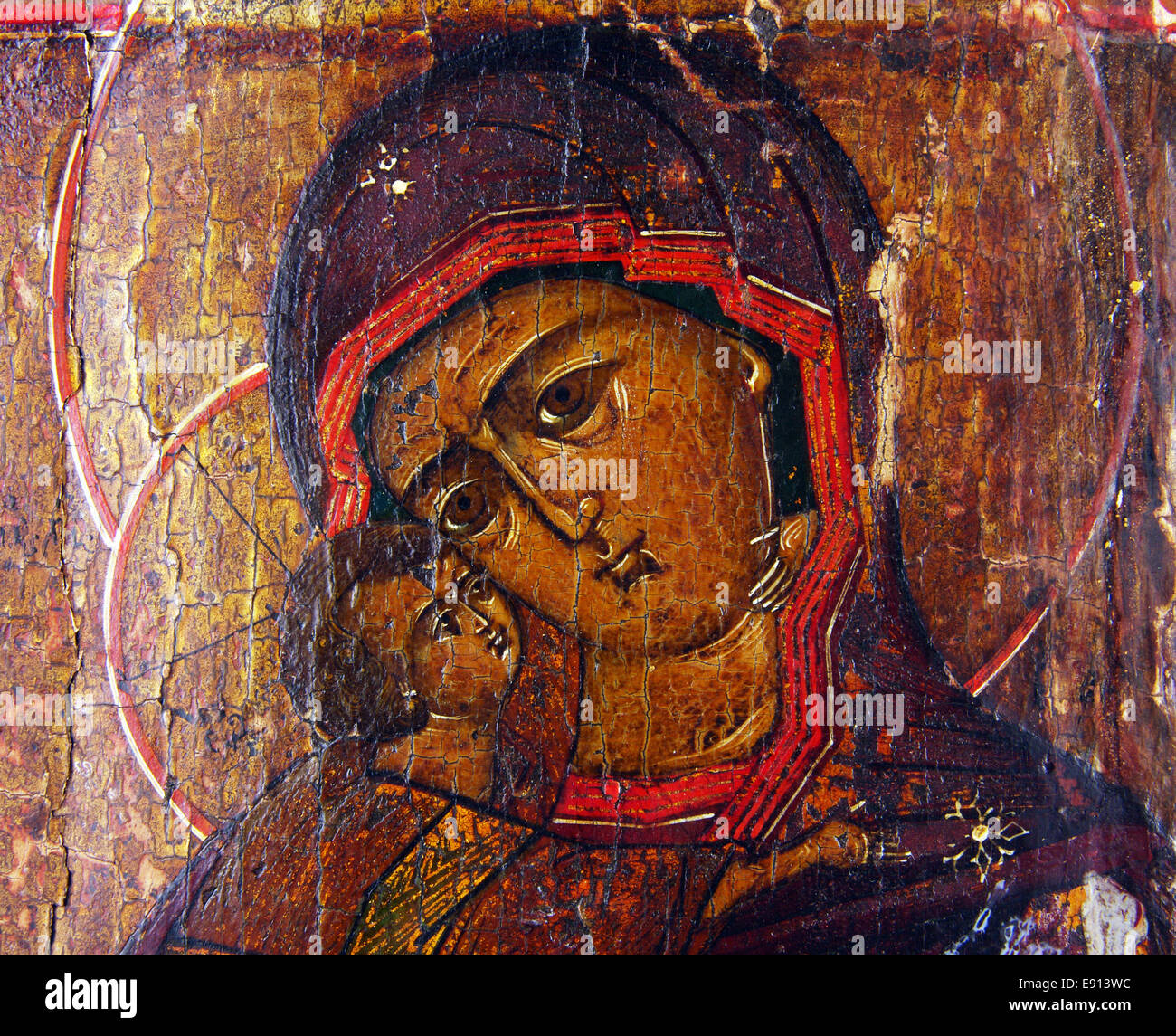 Ancient church icon Stock Photo - Alamy