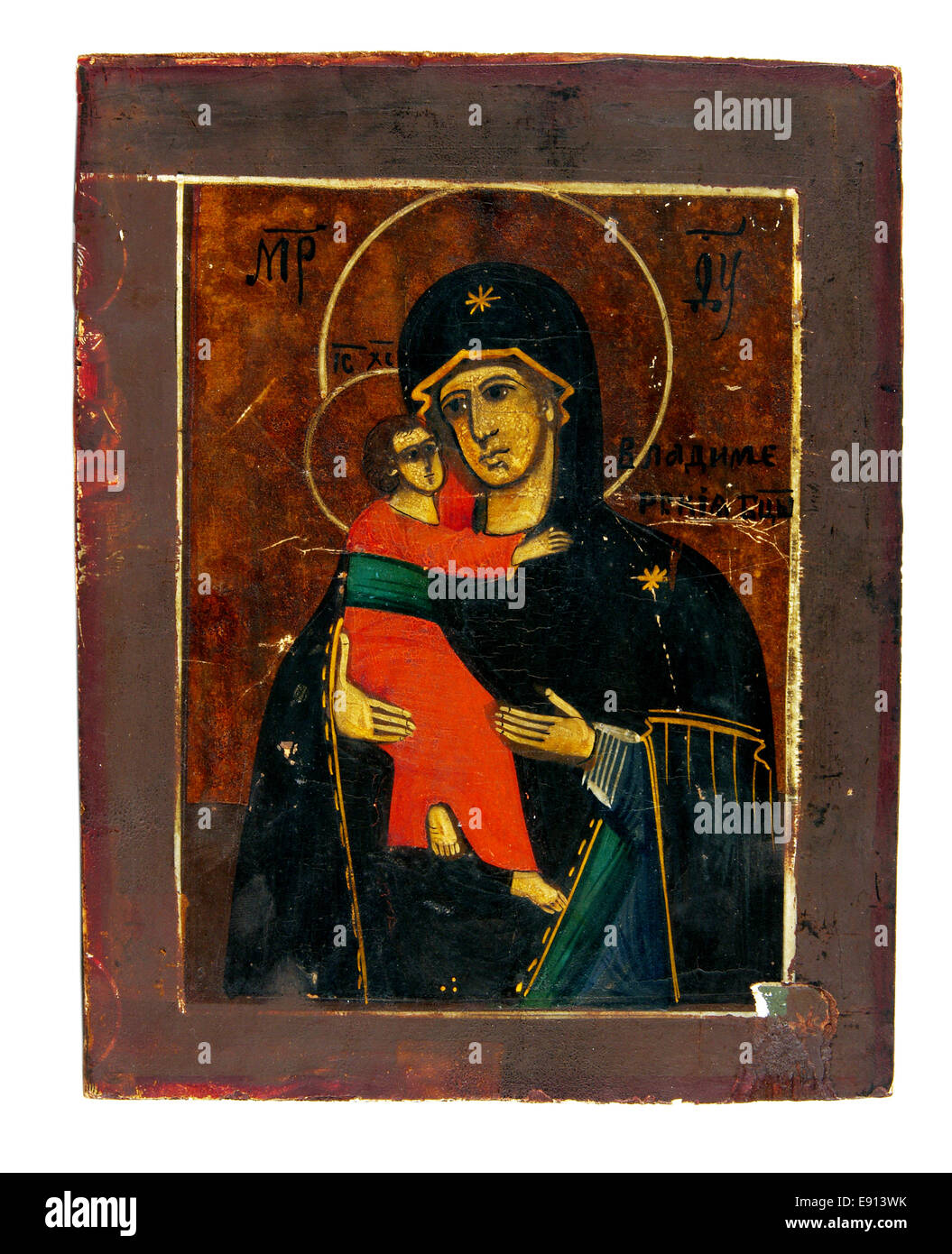 Ancient church icon Stock Photo - Alamy