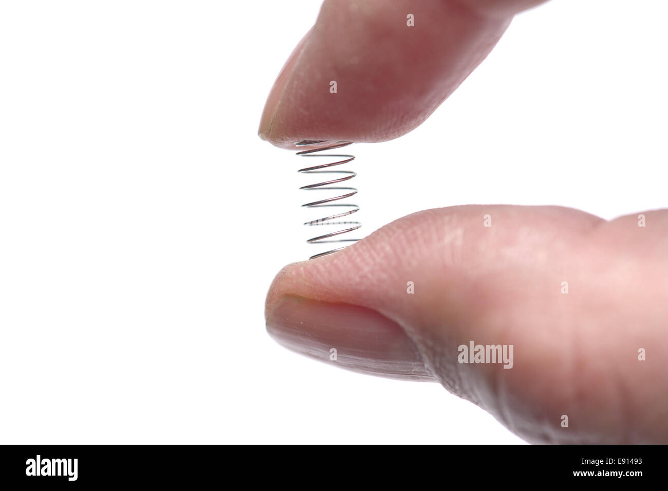 Pen between the fingers Stock Photo - Alamy