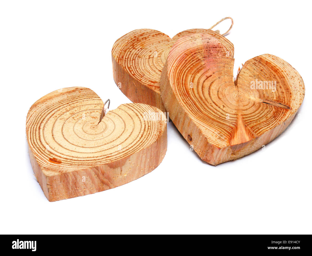 Wooden heart symbol Stock Photo - Alamy
