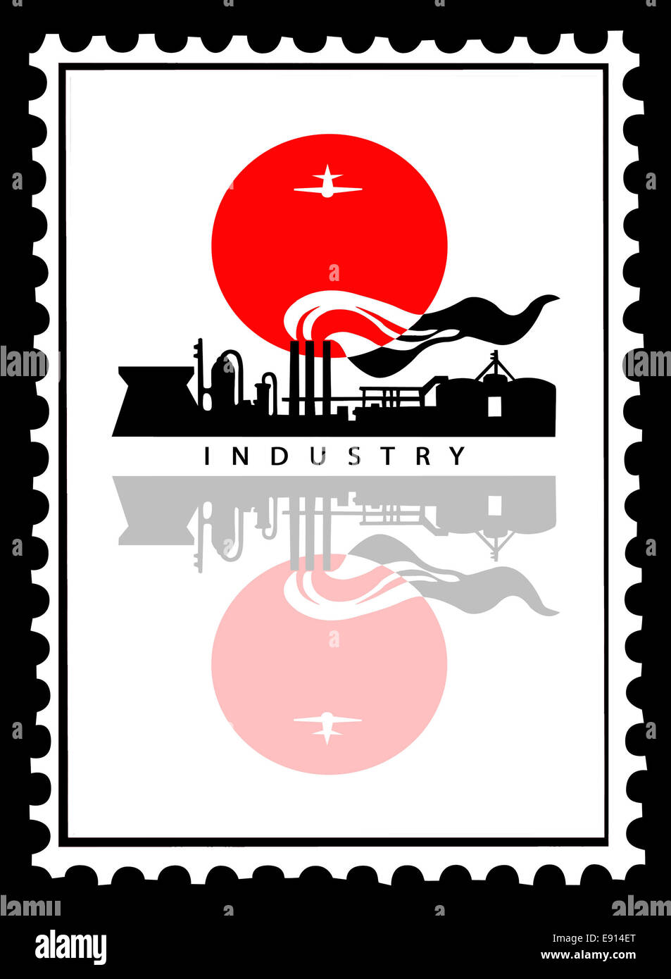 Industrial factory smoke painting hi-res stock photography and images ...