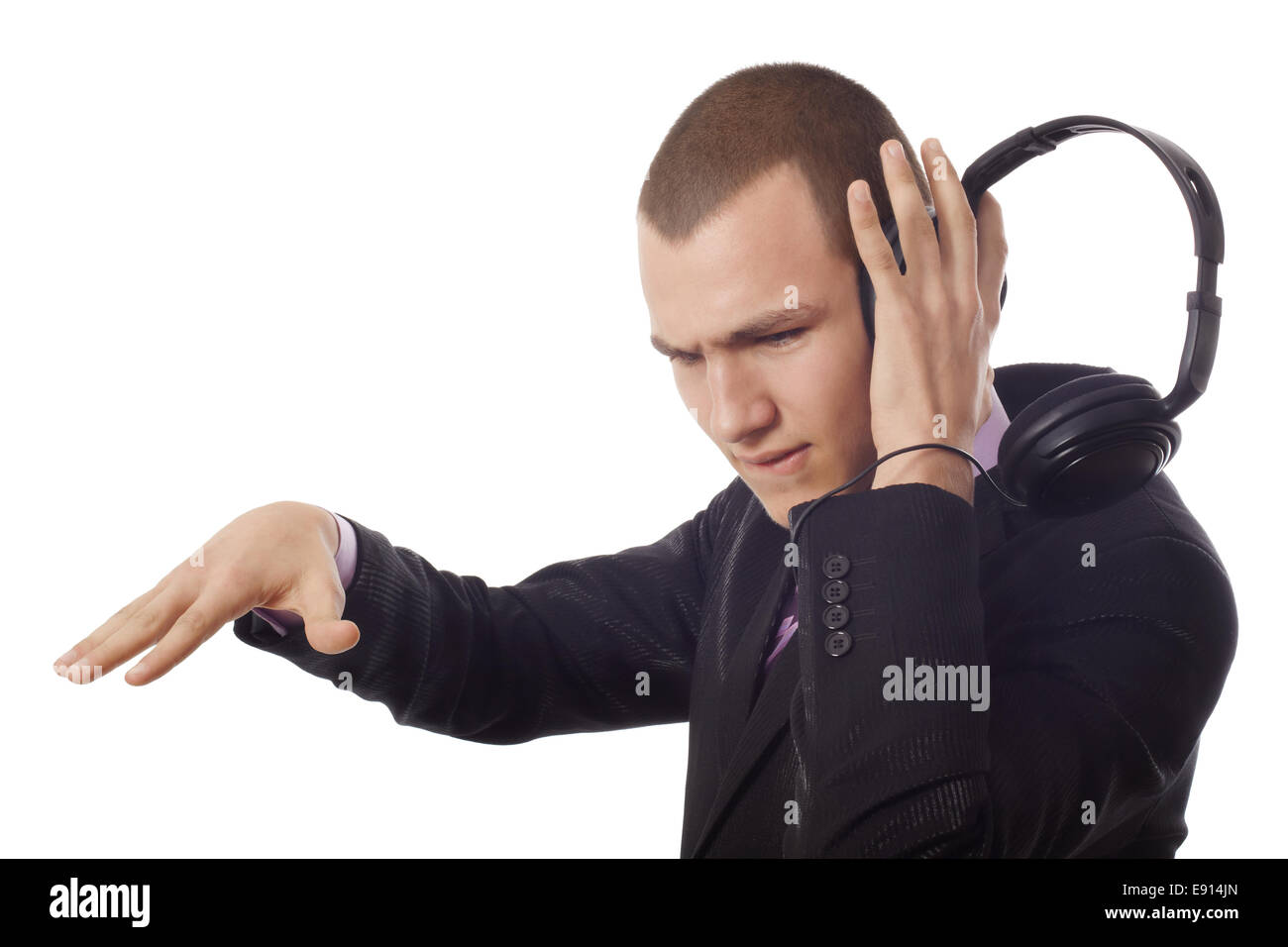 Moving to music Cut Out Stock Images & Pictures - Alamy