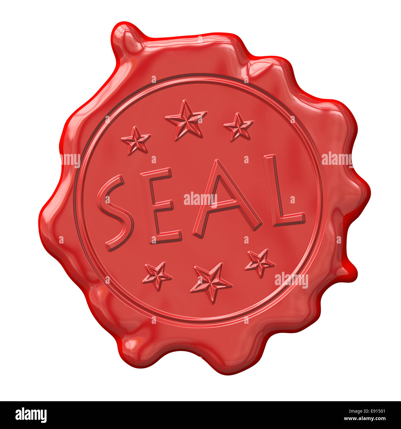 Seal of security Cut Out Stock Images & Pictures - Alamy