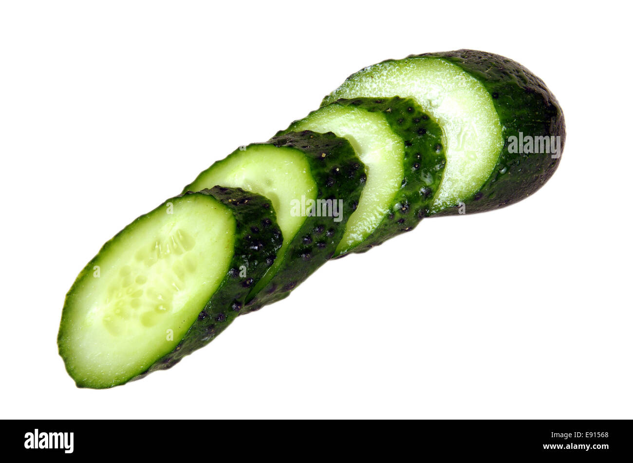 Cucumber vegetable garden Cut Out Stock Images & Pictures - Alamy