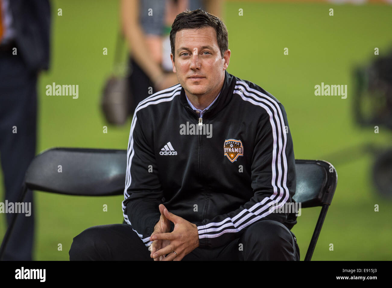 Houston, Texas, USA. 16th Oct, 2014. Houston Dynamo President Chris ...