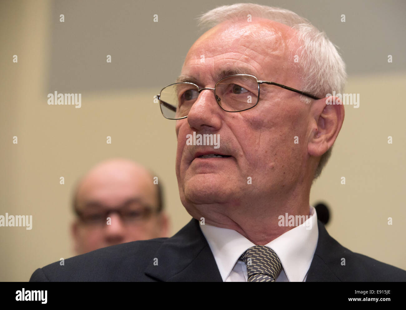 Munich, Germany. 17th Oct, 2014. Former Yugoslavian secret service ...
